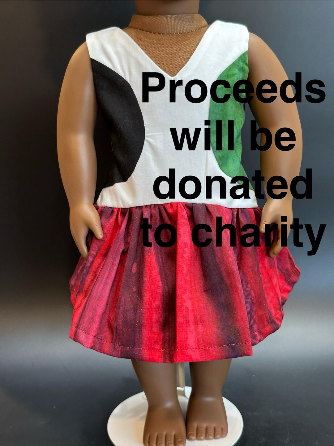 18 Inch Doll Dress, Charity for Gaza - Etsy