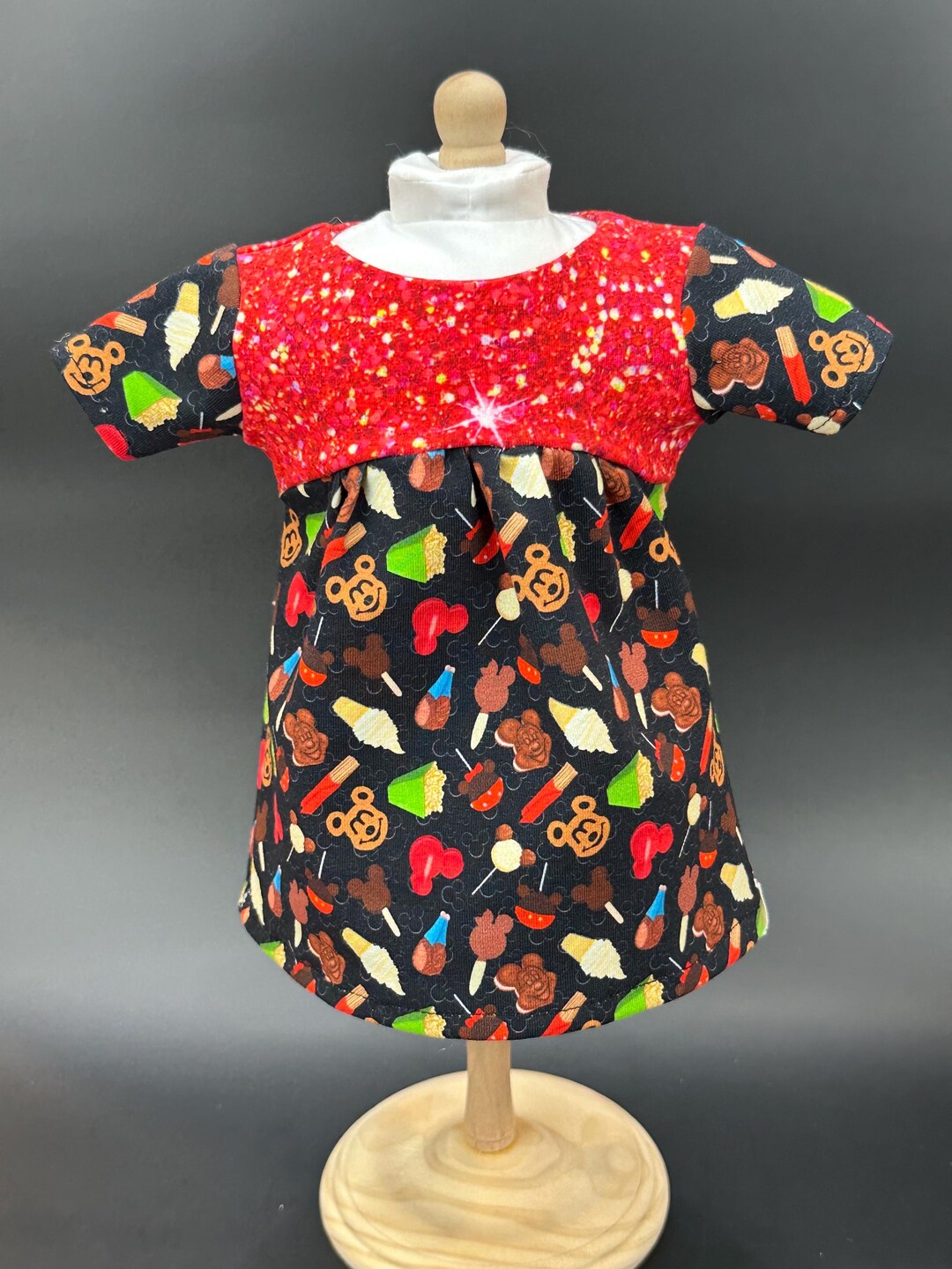 18 Inch Doll Dress, Colorful Print Outfit, Velcro Closure - Etsy