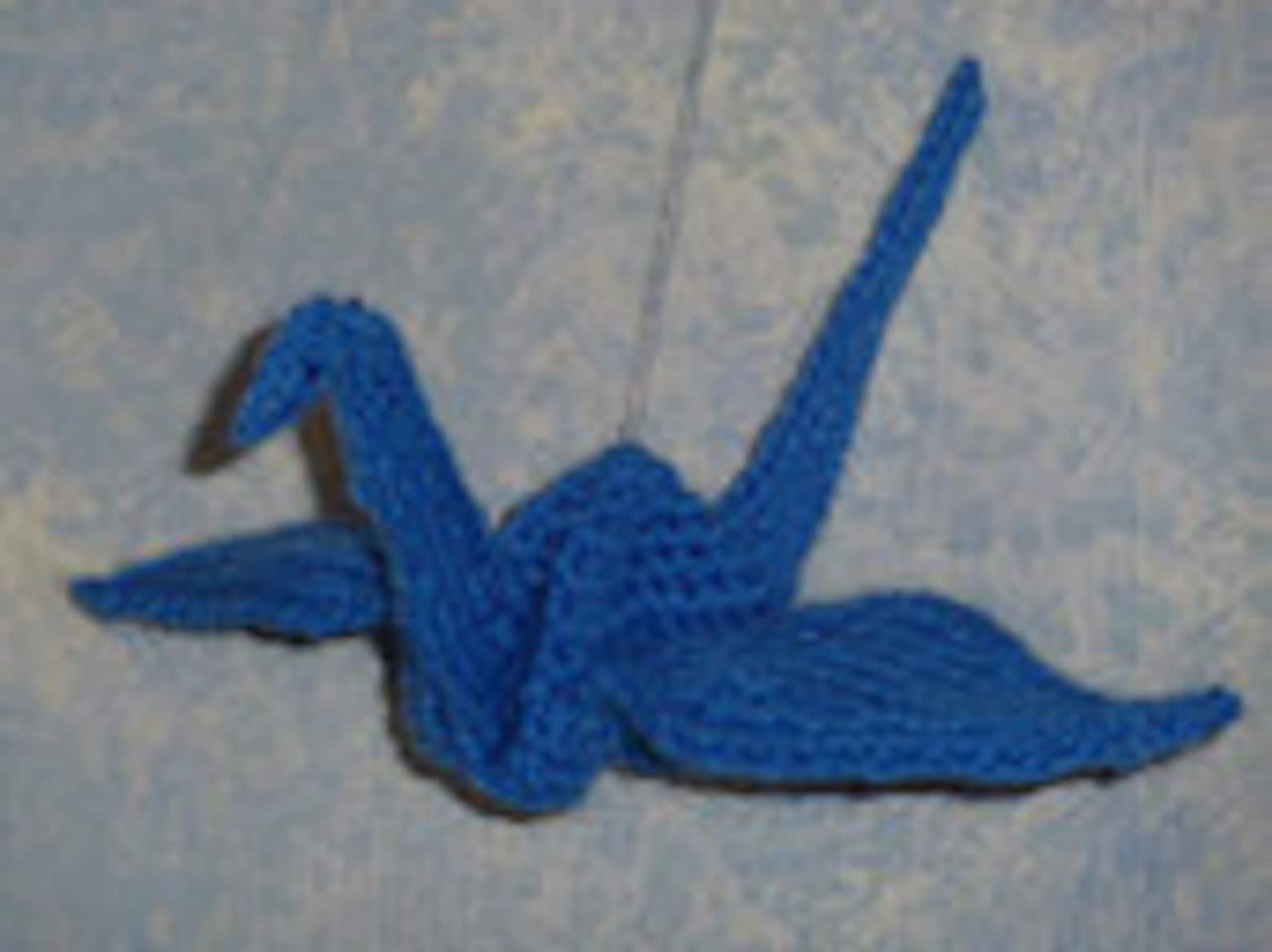 Pattern: Origami Crane, Knit/crochet - Etsy