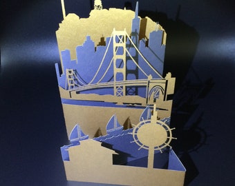 Greetings From San Francisco Card // San Francisco Print - Etsy