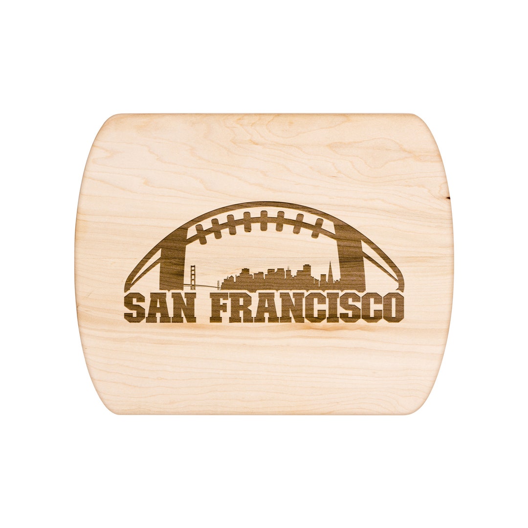 San Francisco 49ers Cutting Board San Francisco Skyline Cutting Board ...