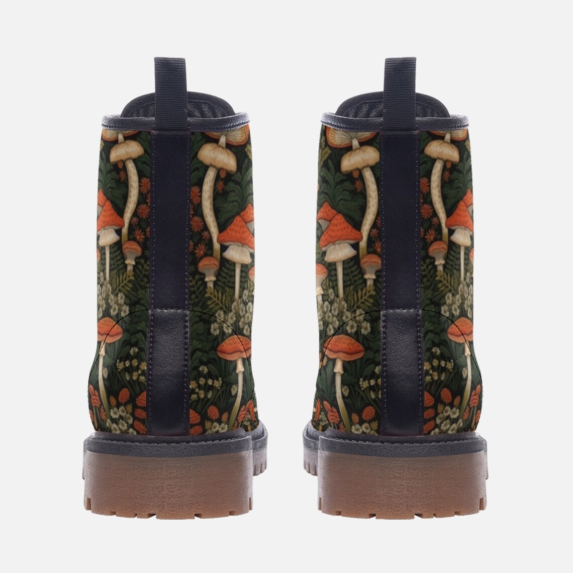 Mushroom Cottagecore Boots | Cottage Core Mushroom Boots for Men ...