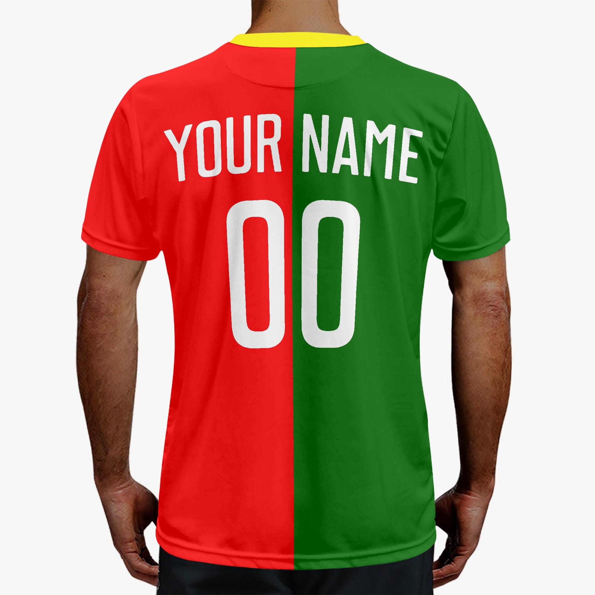 Personalized Portugal Soccer Jersey: Custom Name & Number - Etsy