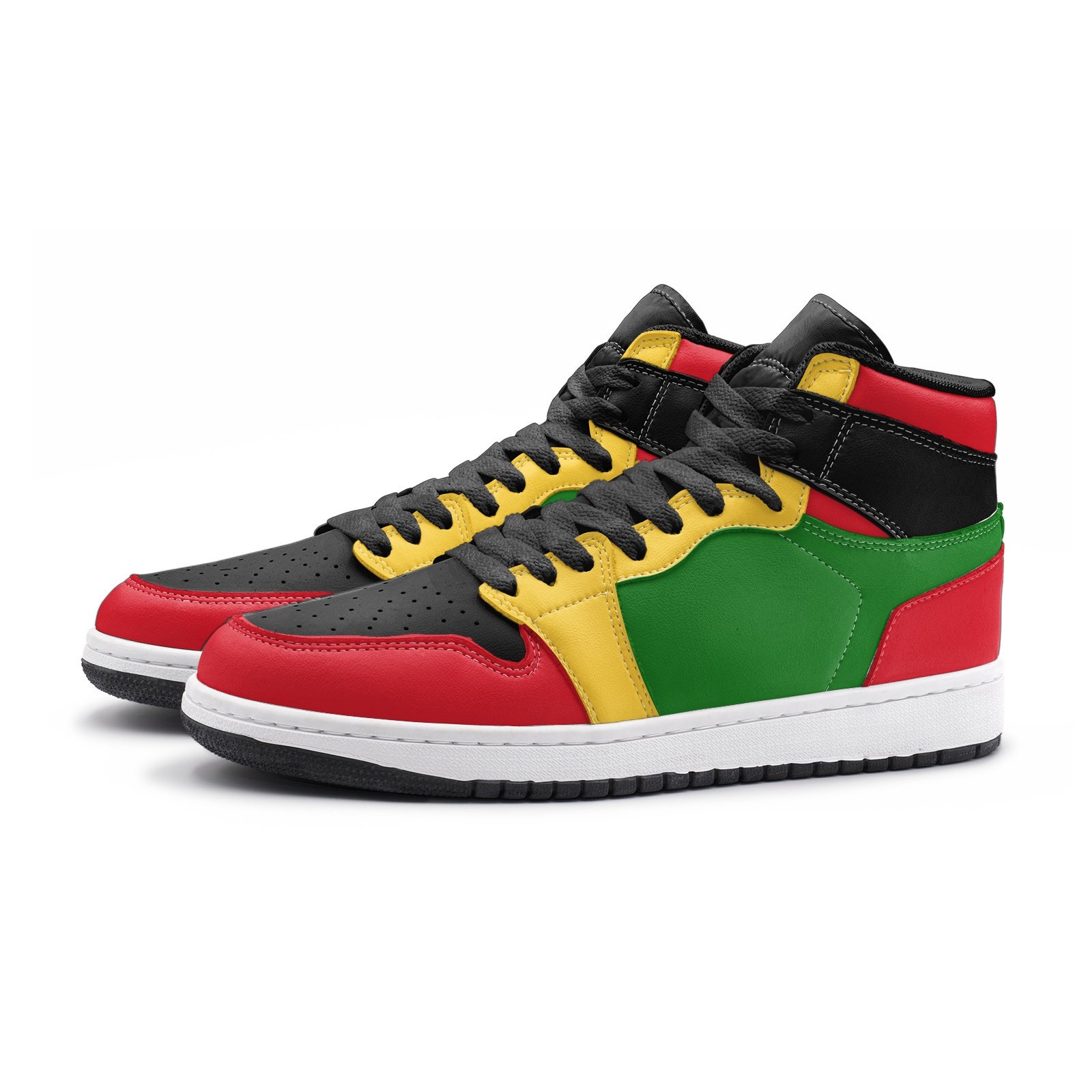 Rasta Shoes for Men & Women | Custom Rastafarian Sneakers | Jamaica ...