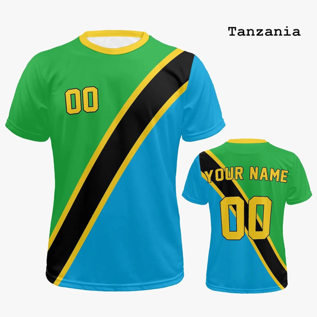 Custom Tanzania Jersey for Men & Women | Personalized Tanzanian Gifts ...