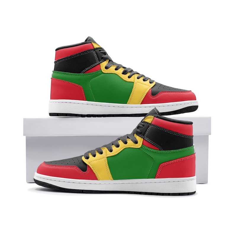 Rasta Shoes for Men & Women | Custom Rastafarian Sneakers | Jamaica ...