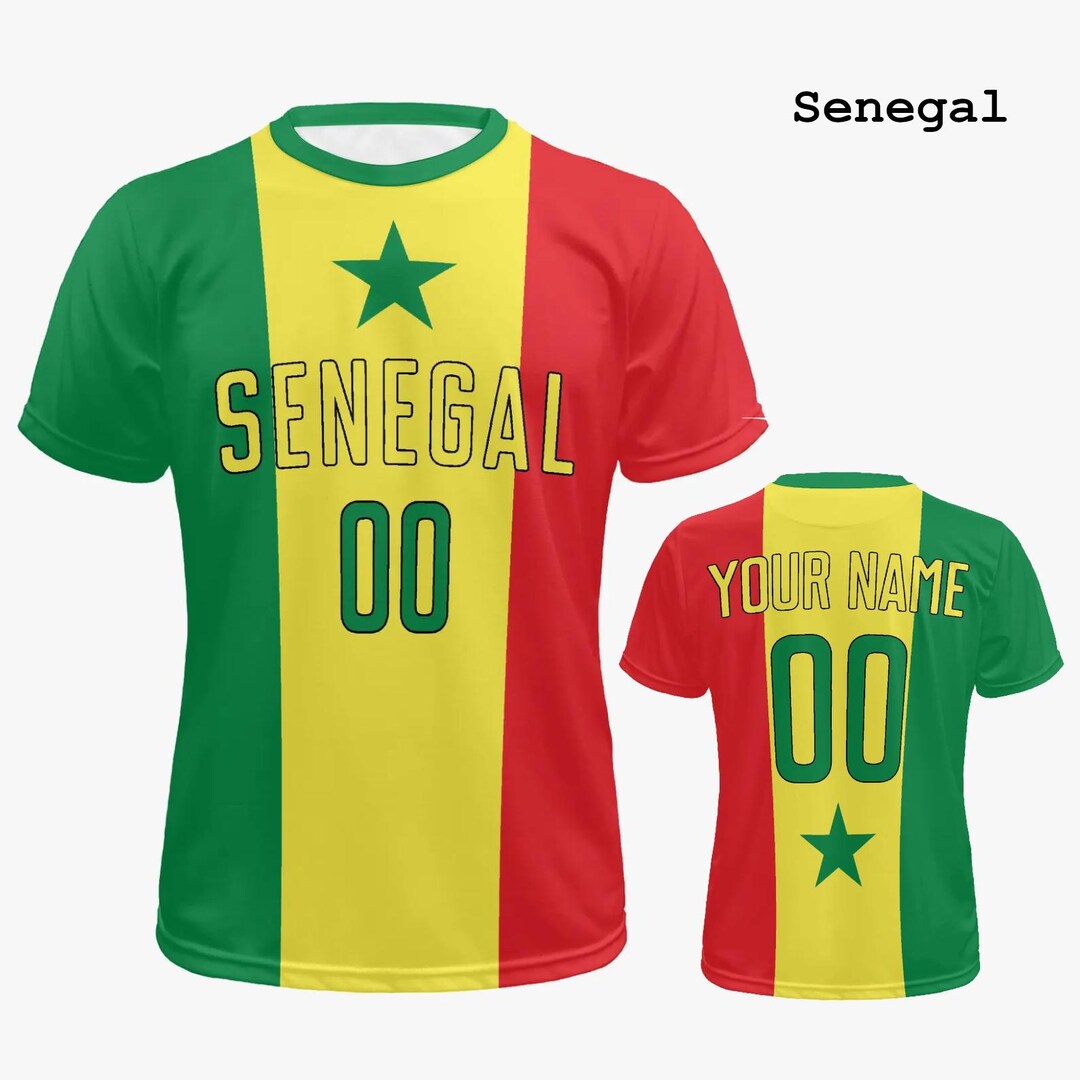 Personalized Senegal Jersey for Men & Women | Senegalese Gifts for Him ...
