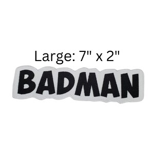 Badman Anime Meme Label Patch - Etsy