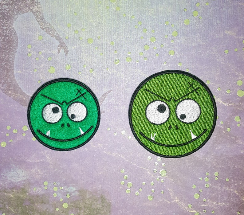 Googly Eyed Orc Patch Fully Embroidered and Felty, Orc Pirate Emblem ...