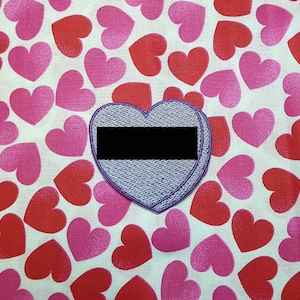 Eat Me Candy Heart Patch, Valentine Emblem, Crude Candy Symbol, Fully ...