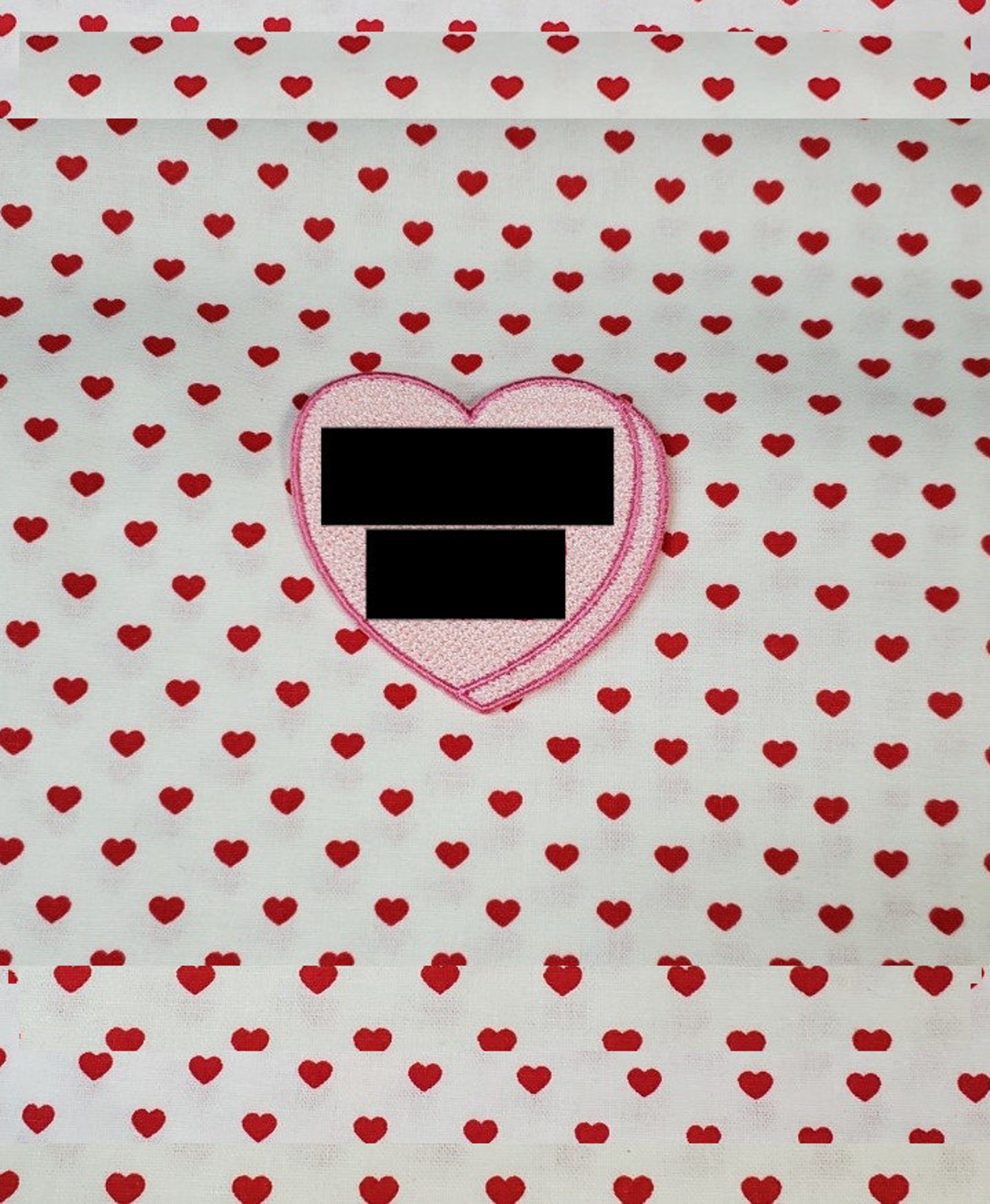 Bite Me Candy Heart Embroidered Patch, Valentine Emblem - Etsy