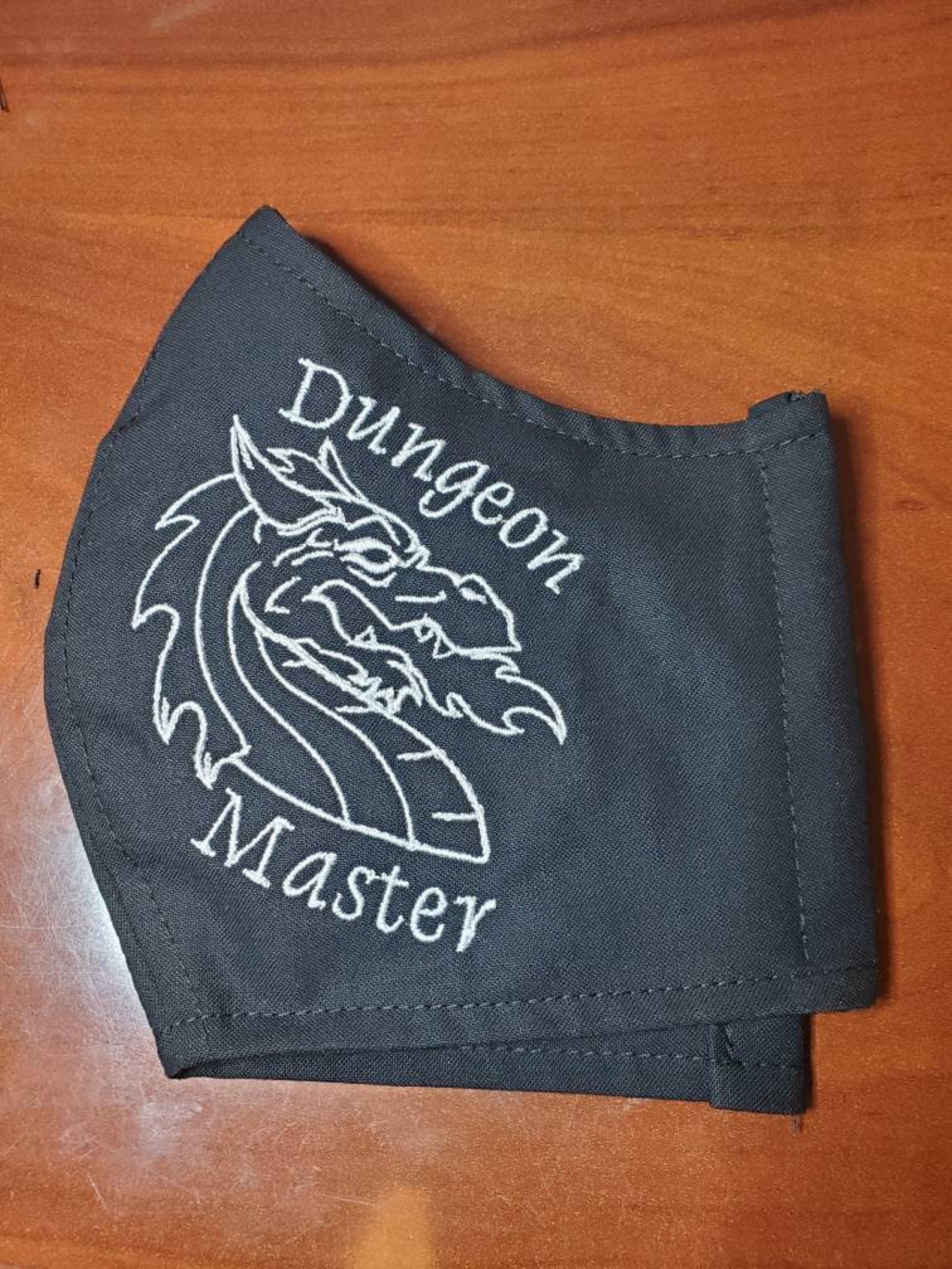 Dungeon Master Dragon Face Mask D&D Double Layer Elastic | Etsy