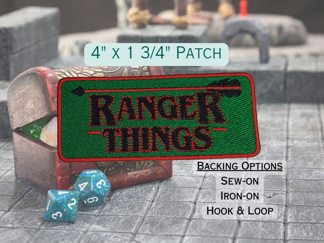 Ranger Stuff Dnd Patch, Fully Embroidered TTRPG Emblem, Dungeons and ...