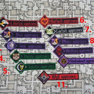 Companion Approves Patches, Dnd-inspired Popular RPG NPC Patches, Fully ...