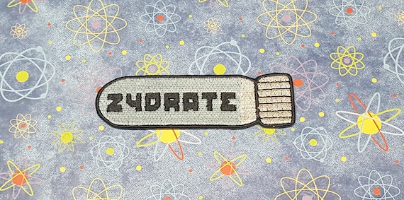 Zydrate Glow in the Dark Fully Embroidered Patch Genetic | Etsy