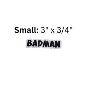 Badman Anime Meme Label Patch - Etsy