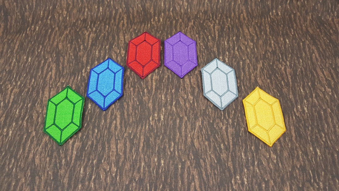 Tloz-inspired Gem Patch Fully Embroidered, Perfect Gift for Gamer ...