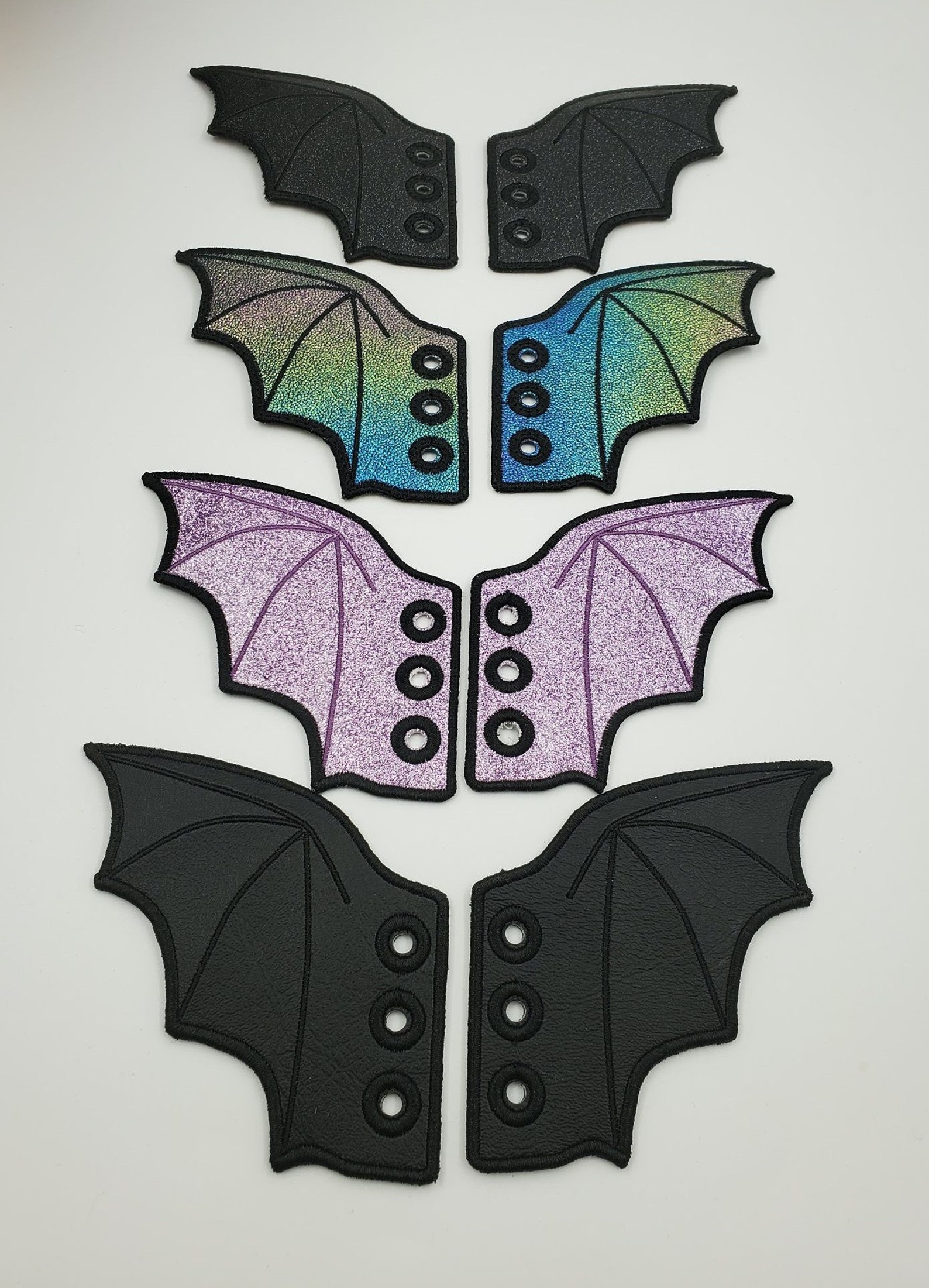Matte Bat Shoelace Wings Kawaii Spooky Shoe Accessory - Etsy