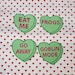 Eat Me Candy Heart Patch, Valentine Emblem, Crude Candy Symbol, Fully ...