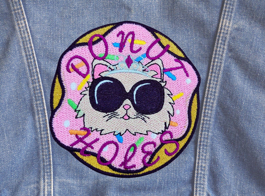 Donut Holes Patch, DCC Inspired, Carl Donut and Mongo Inspired Princess ...