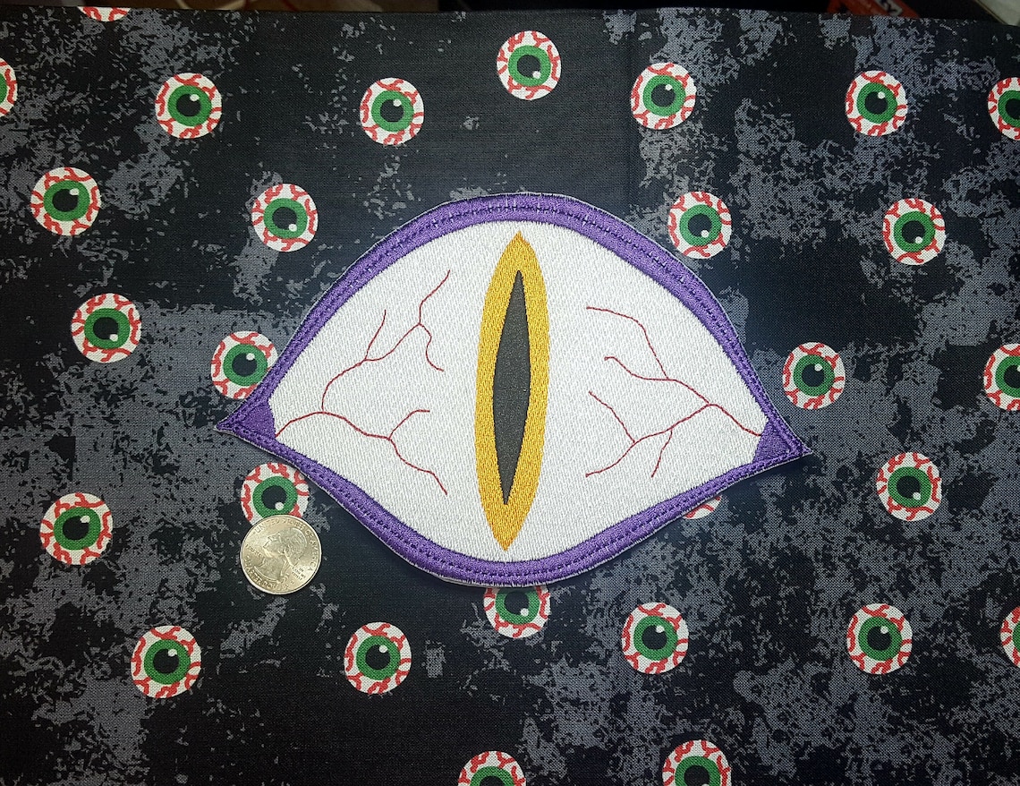 Eldritch Eye Patches Fully Embroidered Dnd Emblem Eye Tyrant - Etsy