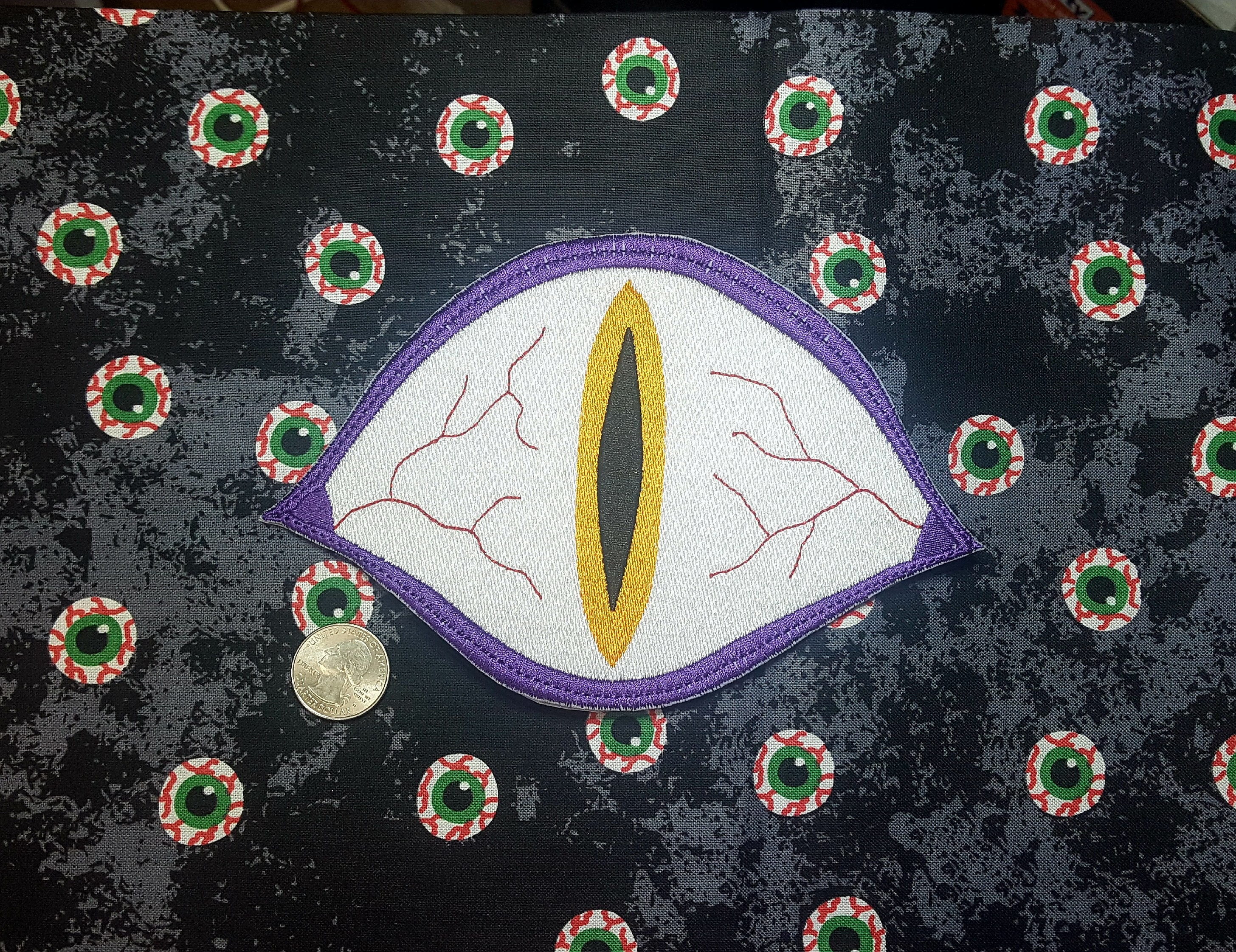 Eldritch Eye Patches Fully Embroidered Dnd Emblem Eye Tyrant - Etsy
