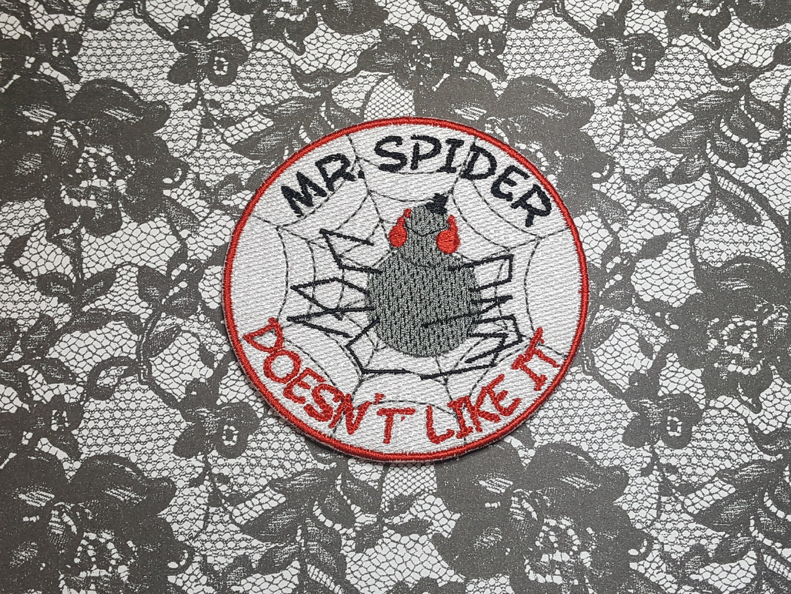 Mr. Spider Patch Fully Embroidered, Horror Podcast Badge, MAG Cosplay ...