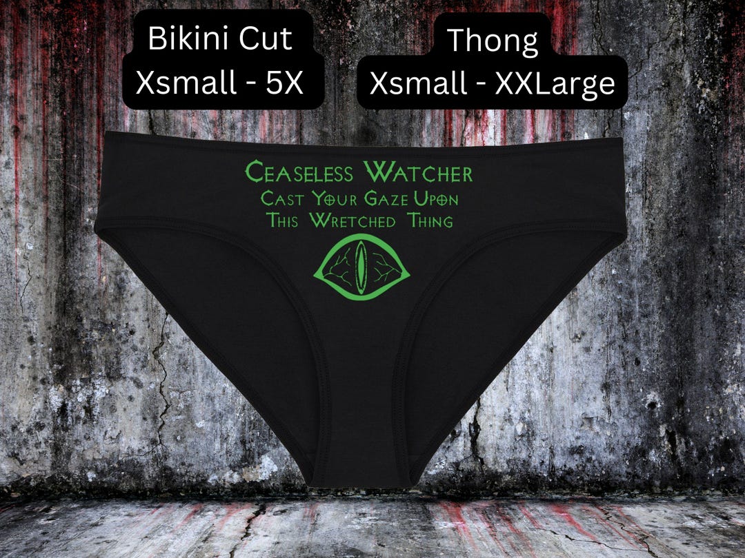 Ceaseless Watcher Horror Underwear, Tma-inspired Panties, Available on ...