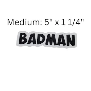 Badman Anime Meme Label Patch - Etsy