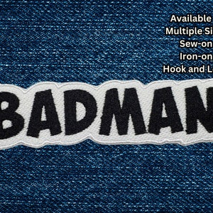 Badman Anime Meme Label Patch - Etsy