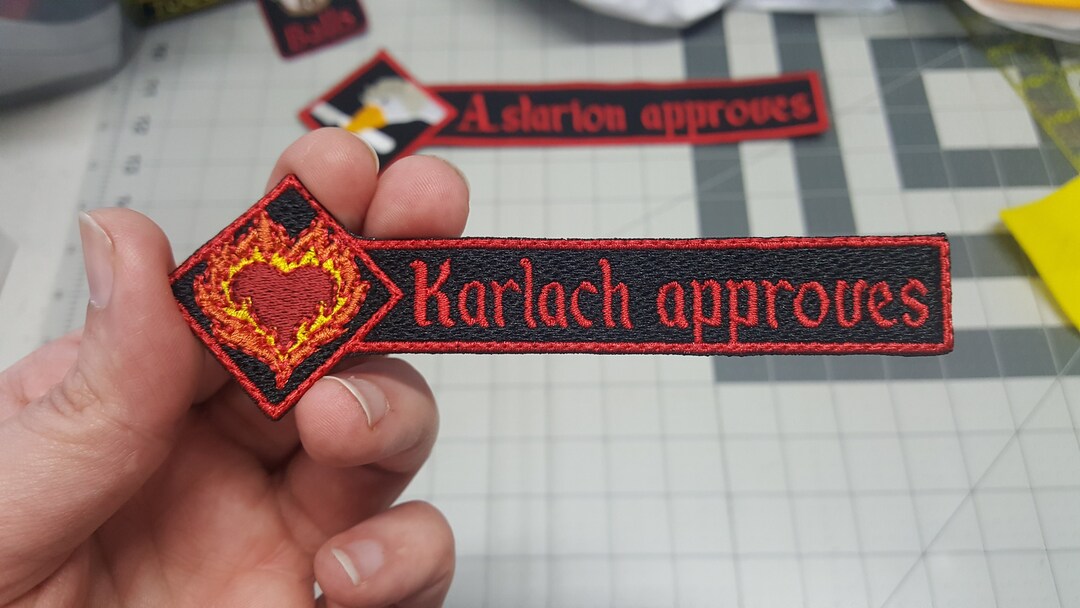 Karlach Approves Patch, Karlach-inspired Popular RPG NPC Patches, Fully ...