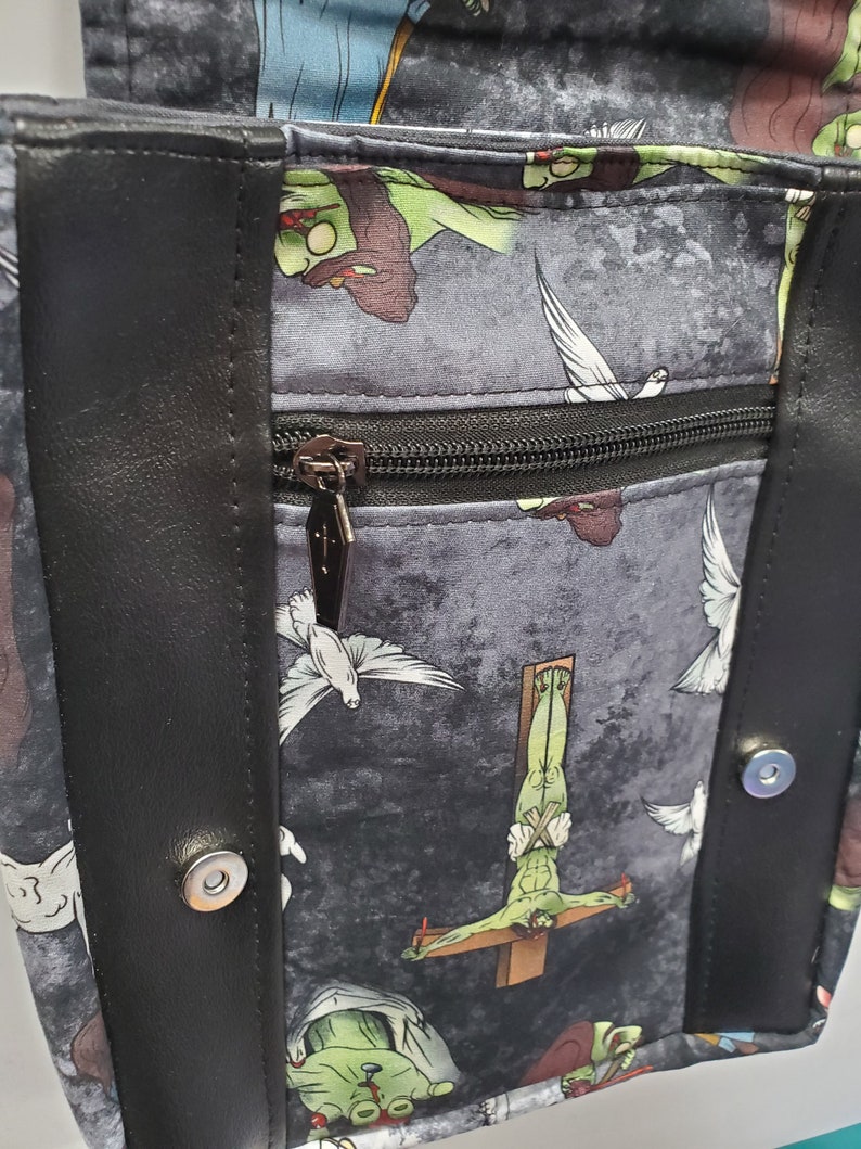 Zombie Jesus Crossbody Bag Satanic Purse Perfect for - Etsy