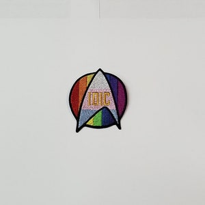 IDIC Badge Fully Embroidered Space Badge, Perfect Gift for LGBTQ+ - Etsy
