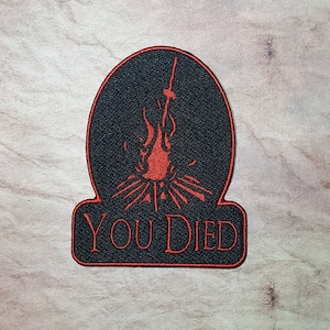 Dark Fantasy You Died/git Gud Fully Embroidered Morale Patch, Video ...