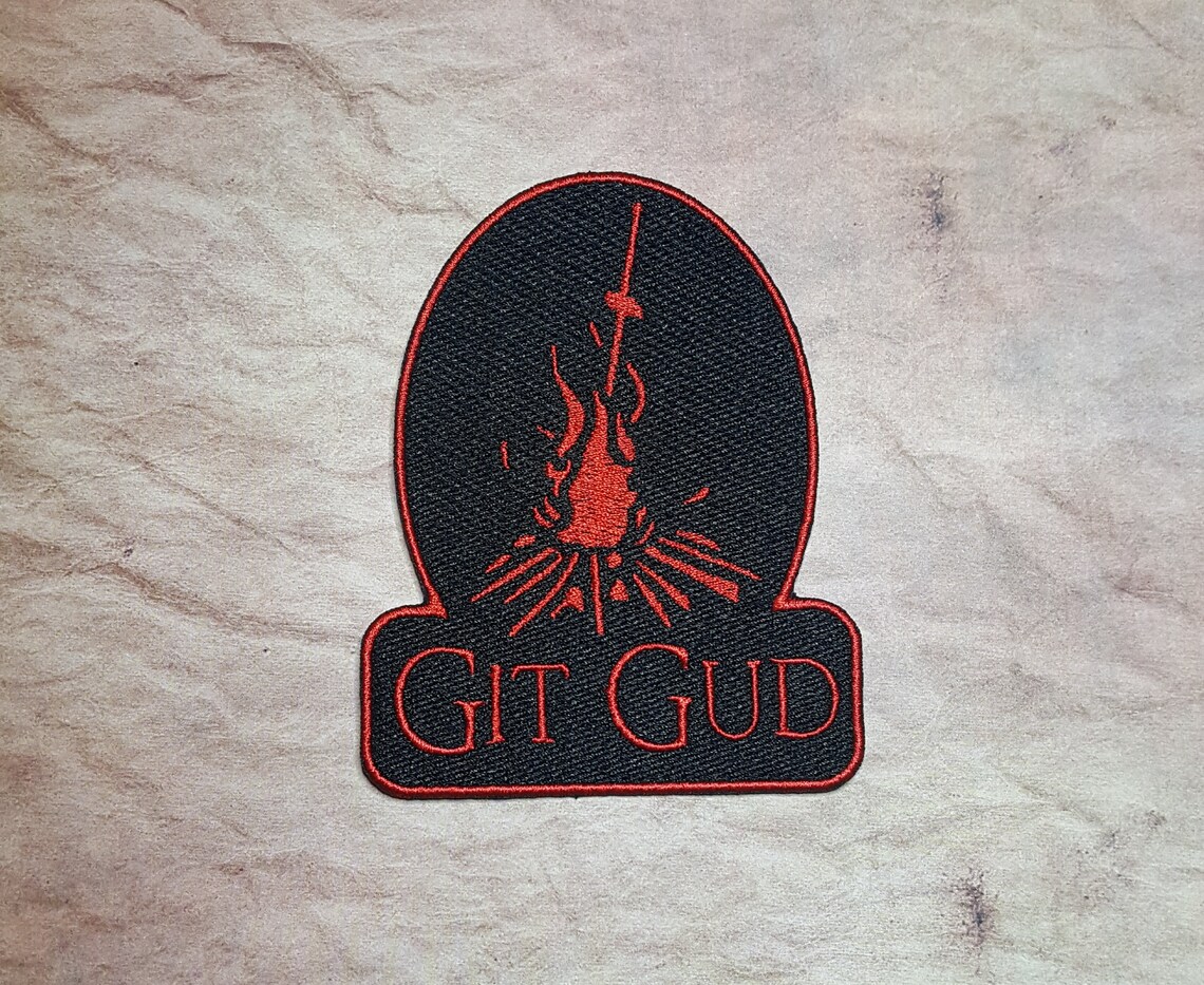 Dark Fantasy You Died/git Gud Fully Embroidered Morale Patch, Video ...