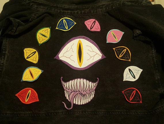 Eldritch Eye Patches Fully Embroidered Dnd Emblem Eye Tyrant - Etsy
