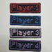 Video Game Arcade Player Patch, Label Name Embroidered Felt Morale ...