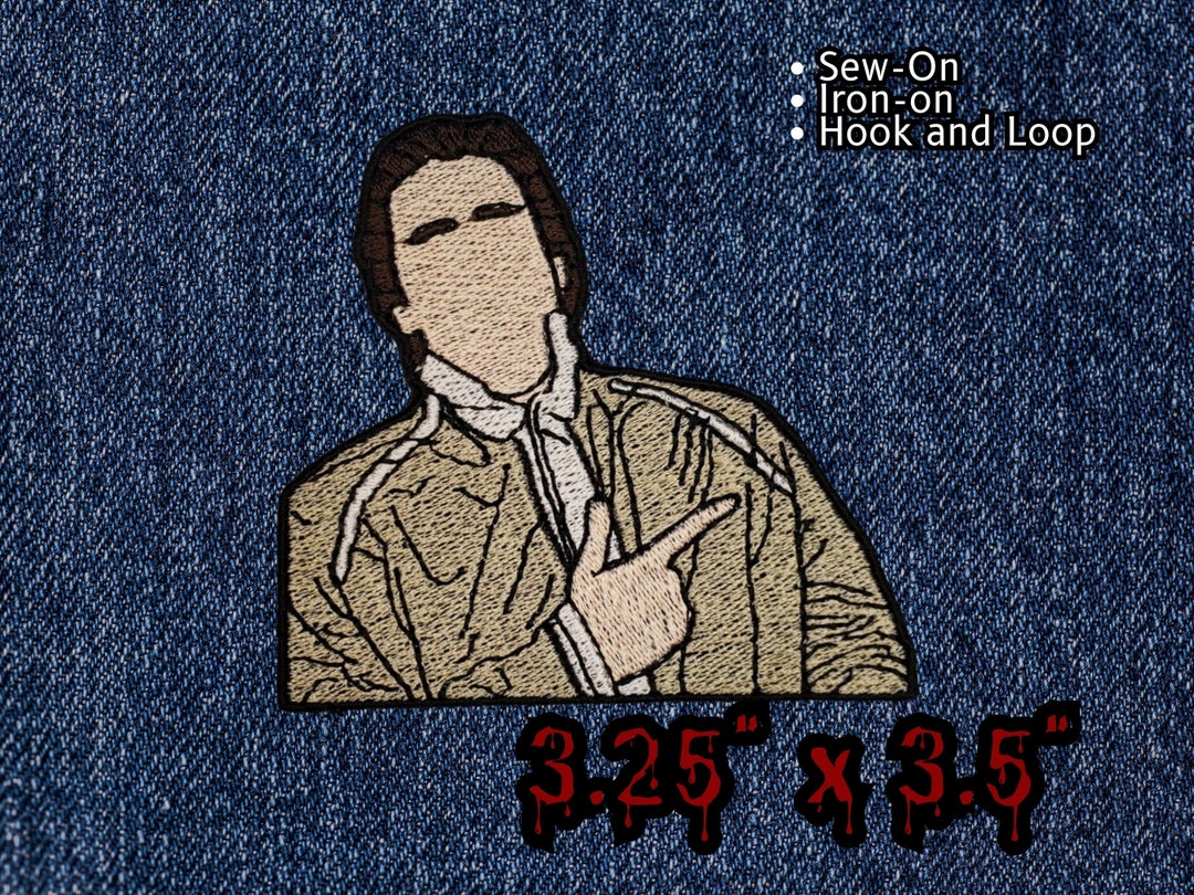 Businessman Psycho Memepatch, Horror Movie Slasher Badge, 80s Serial ...