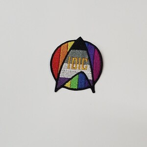 IDIC Badge Fully Embroidered Space Badge, Perfect Gift for LGBTQ+ - Etsy