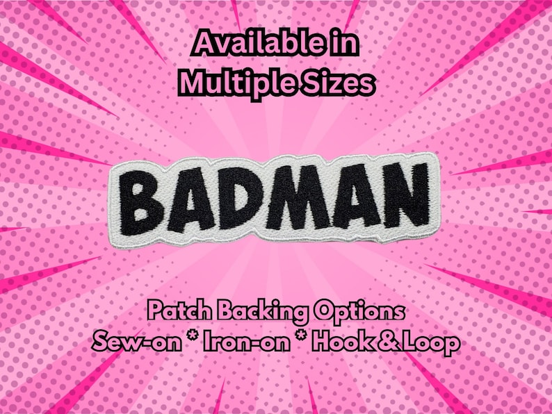 Badman Anime Meme Label Patch - Etsy