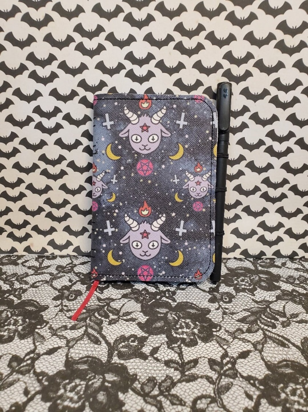 Chibi Baphomet Journal, Miniature Composition Witchy Spells Notebook ...