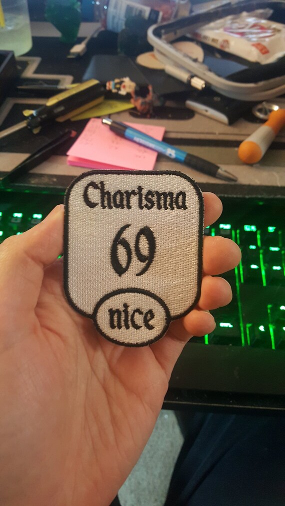 69 Charisma TTRPG Stat Patch Fully Embroidered Dnd Attribute - Etsy