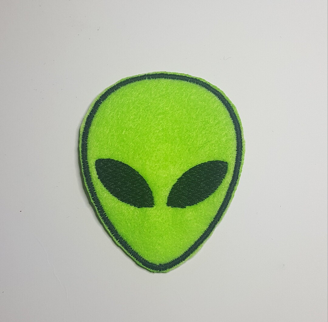 Alien Invader Simple Design Patch - Etsy
