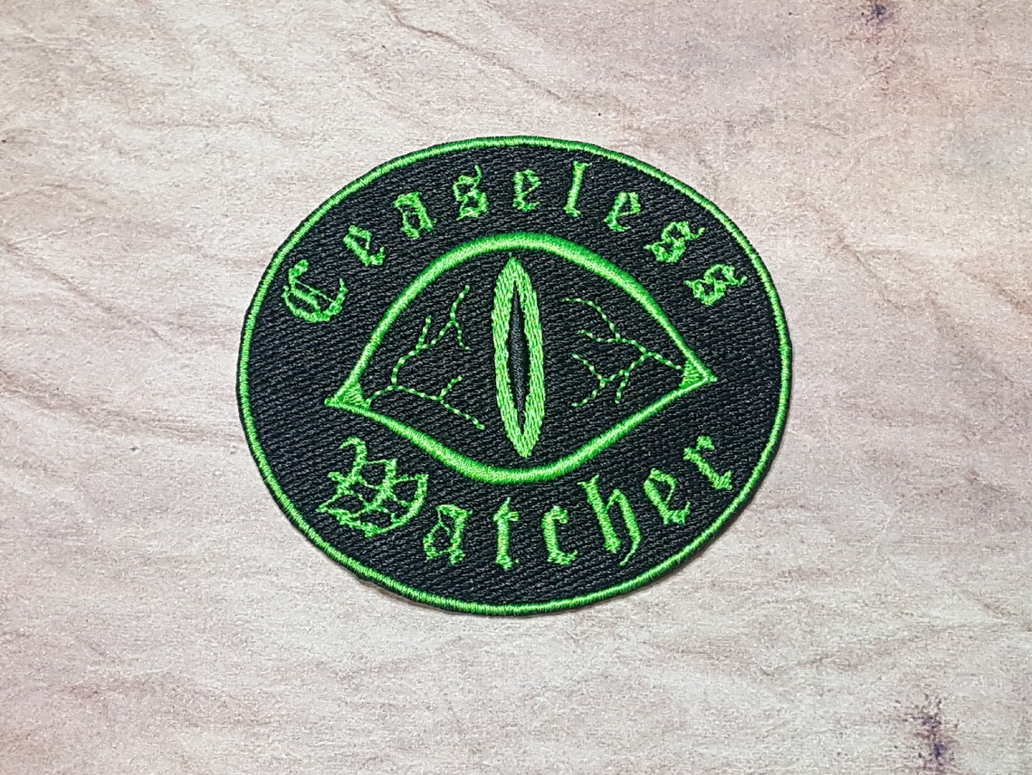 Ceaseless Watcher Patch Fully Embroidered Horror Podcast - Etsy