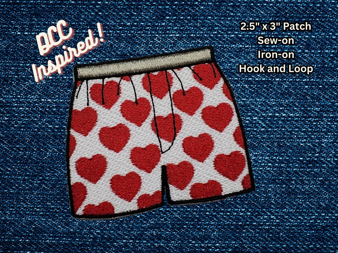 Heart Boxers Patch, Dcc-inspired Patch, Dungeon Crawling Explosive ...
