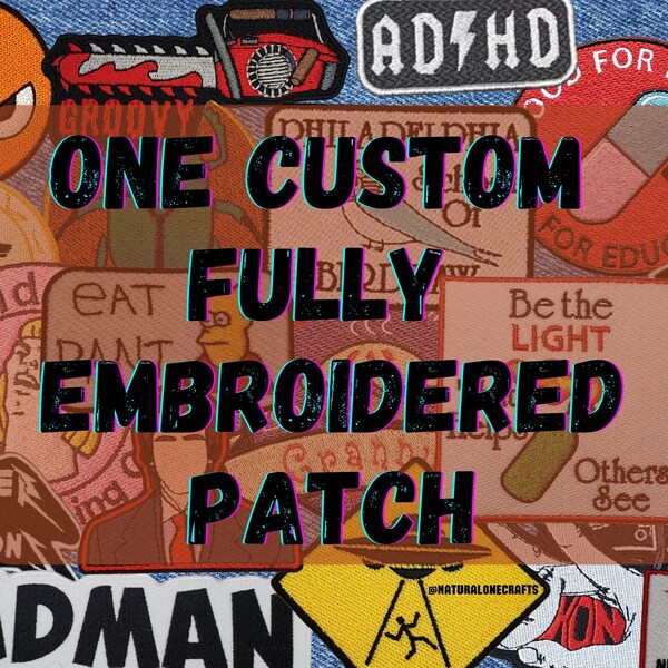 Custom Back Patch - Etsy