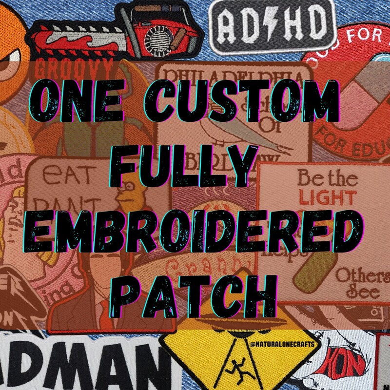Custom Back Patch - Etsy