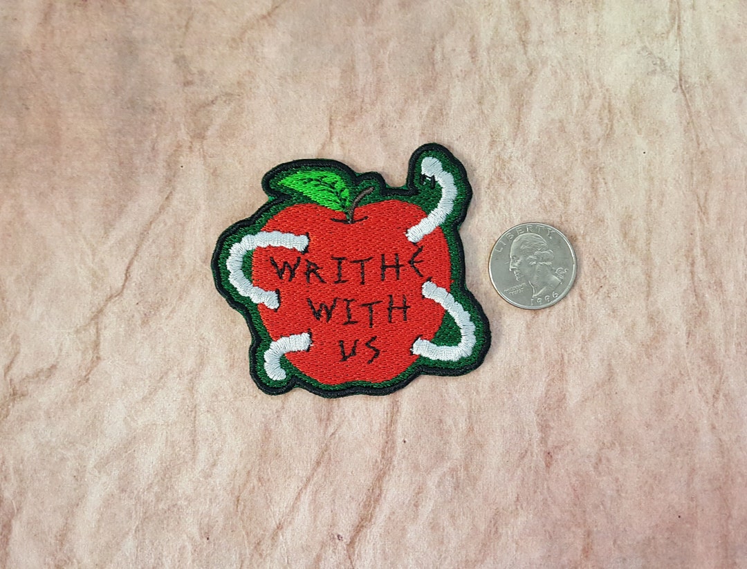 Writhe With Us Patch Fully Embroidered, Horror Podcast Badge, MAG ...