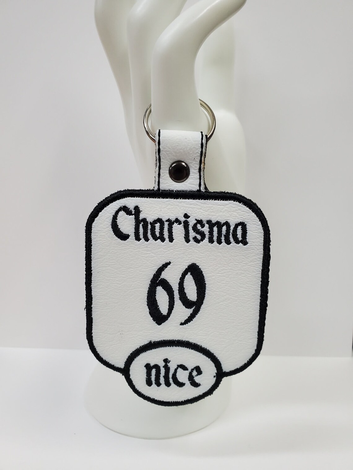 69 Charisma TTRPG Stat Patch, Fully Embroidered Dnd Attribute Emblem ...