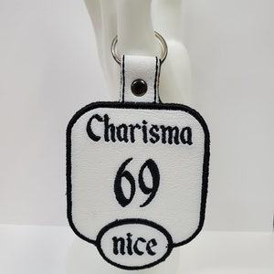 69 Charisma TTRPG Stat Patch, Fully Embroidered Dnd Attribute Emblem ...